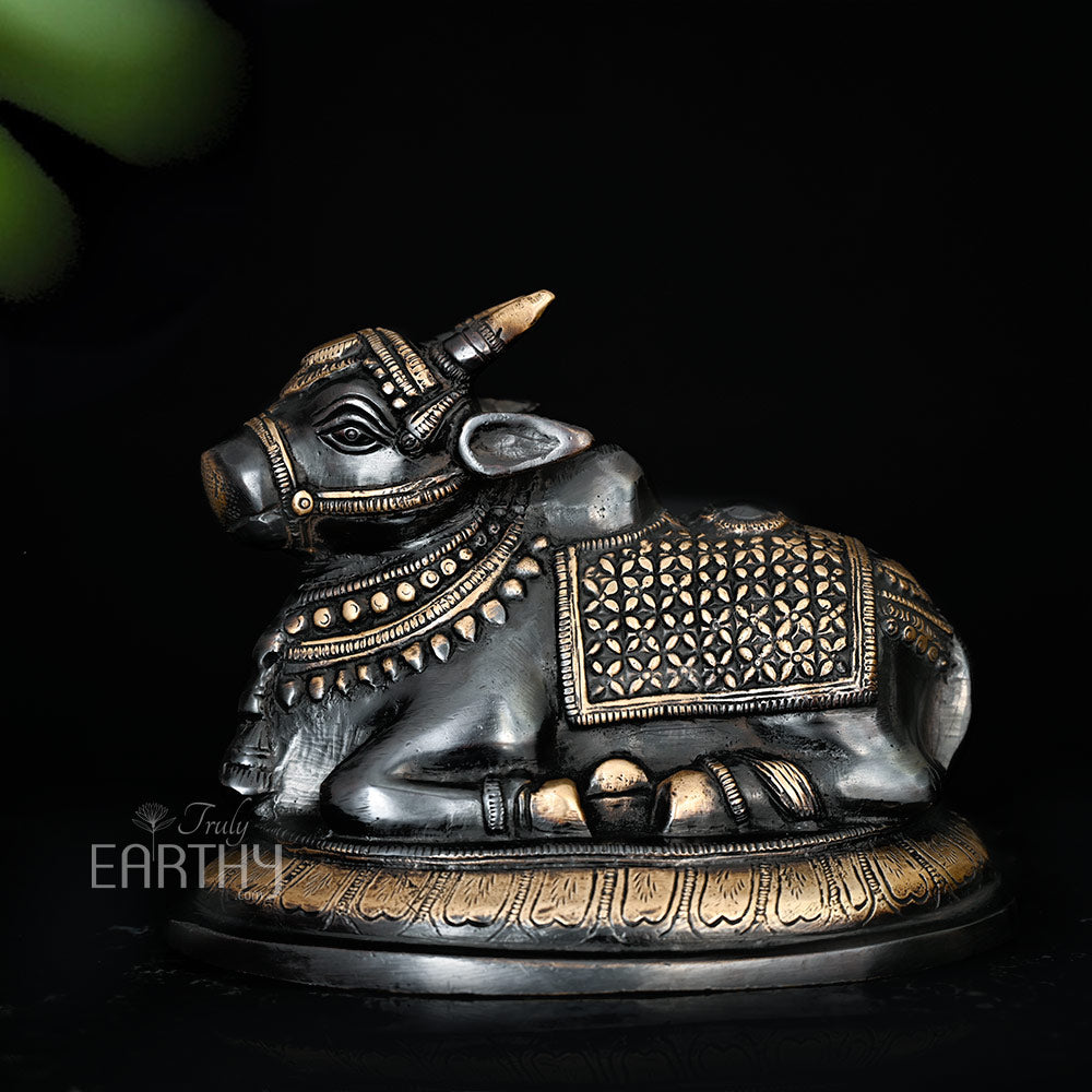 Brass Nandi Statue – Truly Earthy