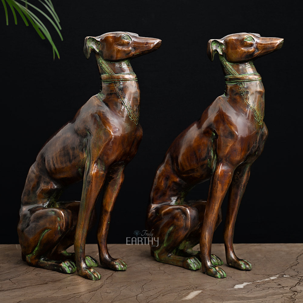 Greyhound Dog Statue - Pair (Large) – Truly Earthy