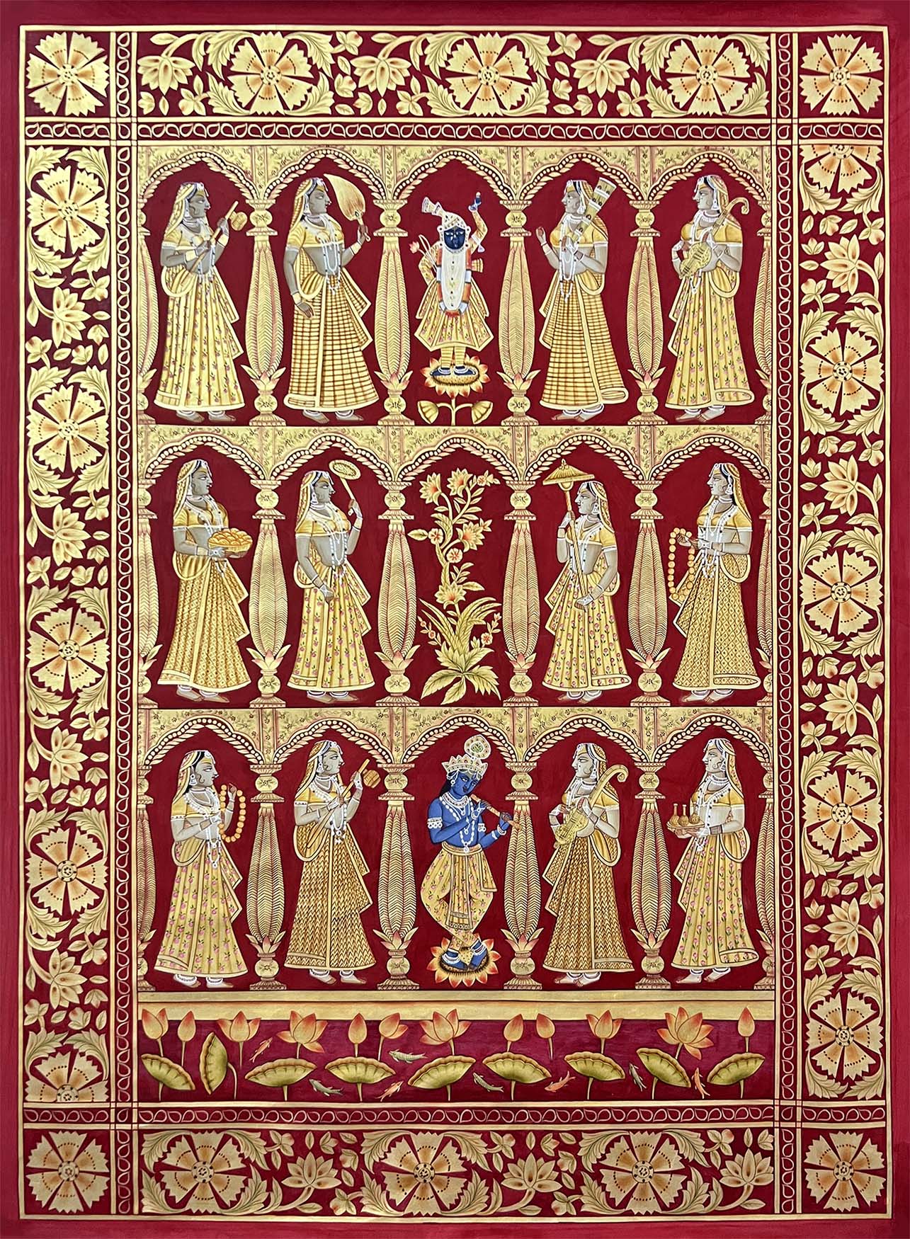 Majestic Pichwai Painting – Truly Earthy