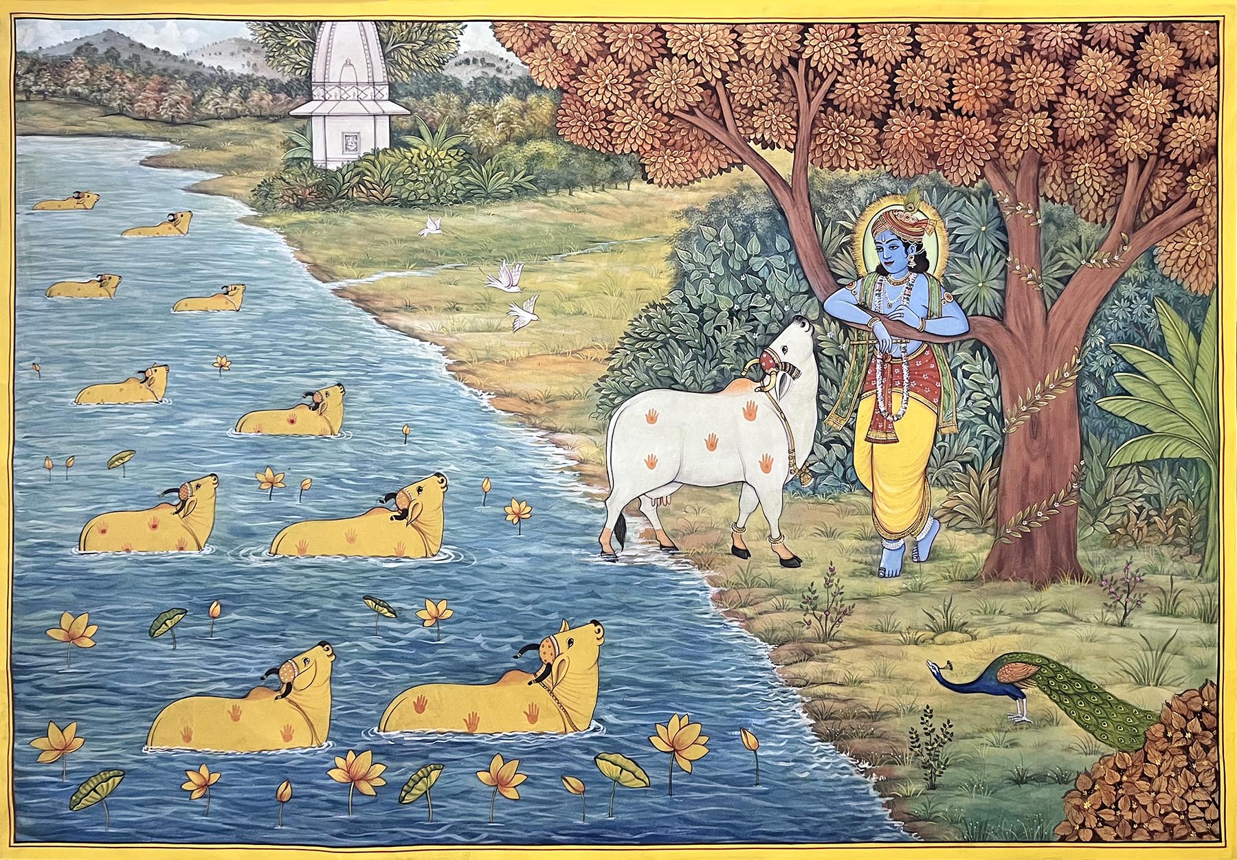 Krishna Handmade Painting – Truly Earthy