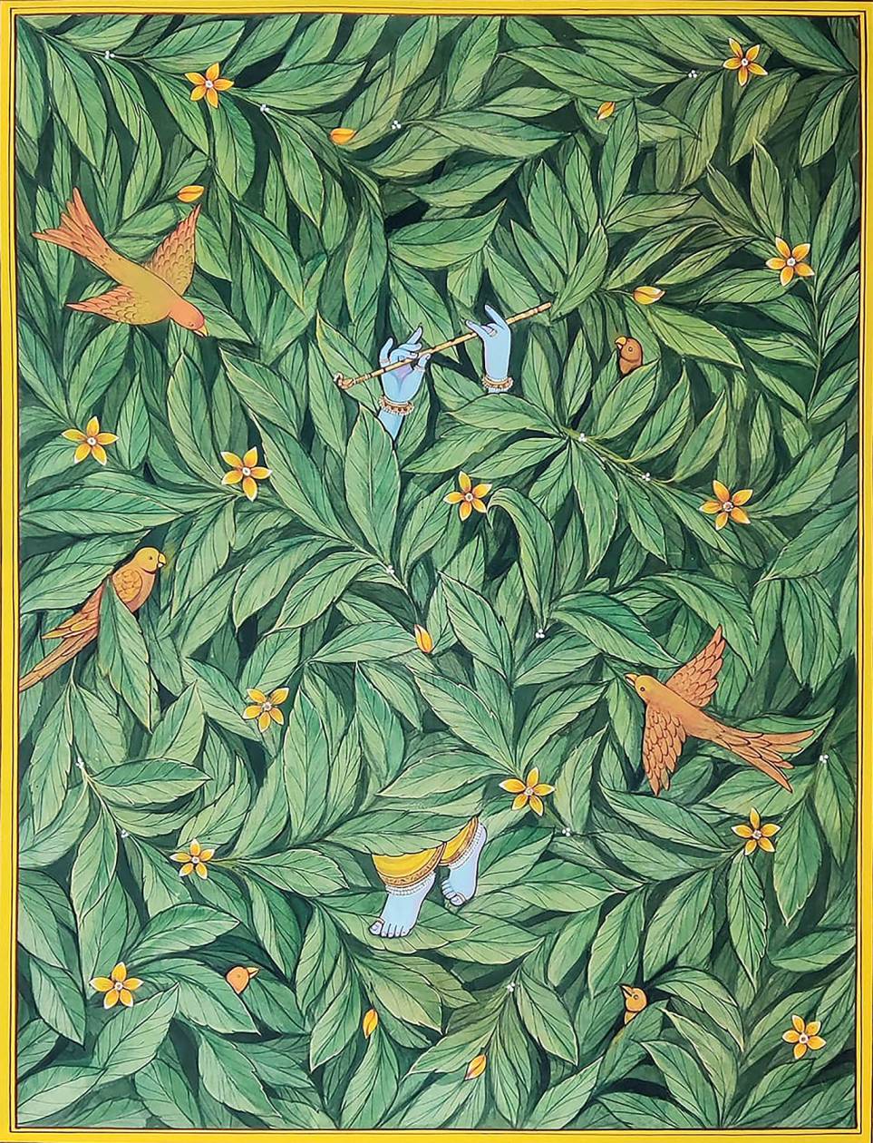 Krishna's Grace Painting – Trulyearthy
