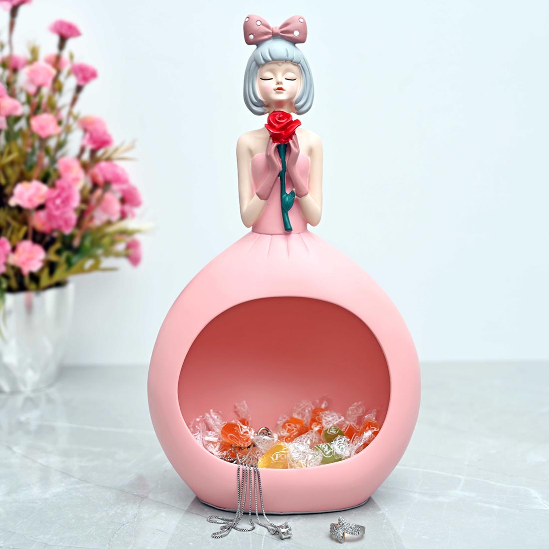 Cute Girl Showpiece / Dressing Table Accessory Holder – Truly Earthy