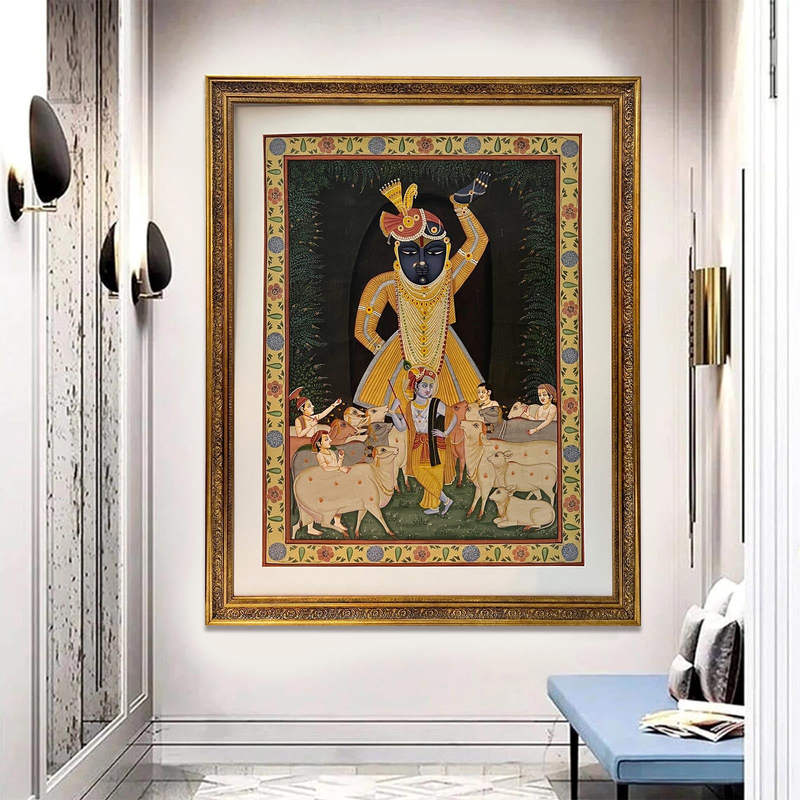 Handmade Pichwai Shrinathji Painting – Truly Earthy